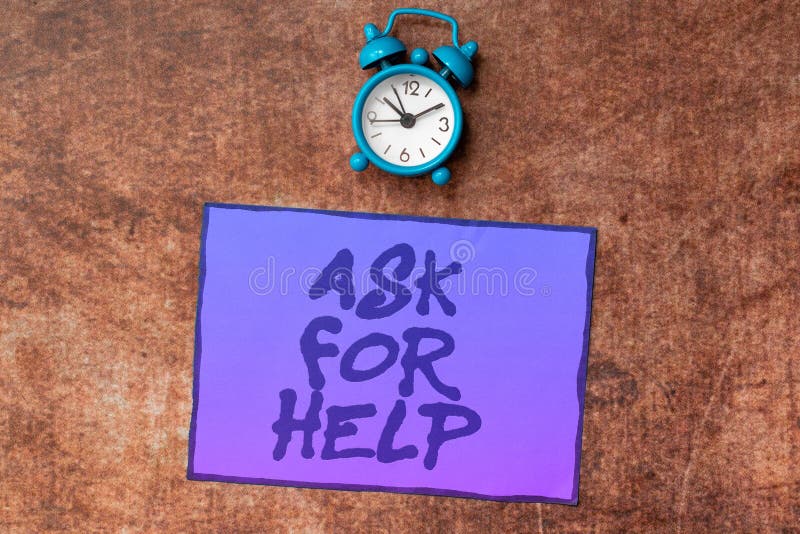 Text Showing Inspiration Ask for Help. Concept Meaning Request To ... Text Showing Inspiration Ask for Help. Concept Meaning Request To ...
