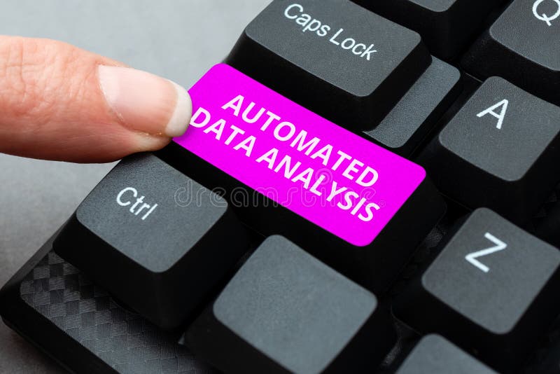 Text Sign Showing Automated Data Analysis. Business Approach Artificial ... Text Sign Showing Automated Data Analysis. Business Approach Artificial ...