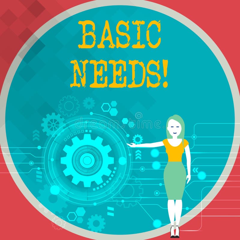 Text Sign Showing Basic Needs. Conceptual Photo Measurement of Absolute ...