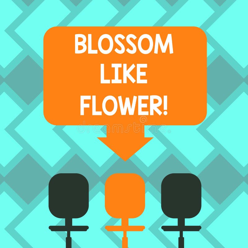 Text Sign Showing Blossom Like Flower. Conceptual Photo Plant or Tree ... Text Sign Showing Blossom Like Flower. Conceptual Photo Plant or Tree ...