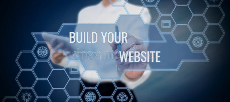 Text Sign Showing Build Your WebsiteSetting Up an Ecommerce System To ... Text Sign Showing Build Your WebsiteSetting Up an Ecommerce System To ...