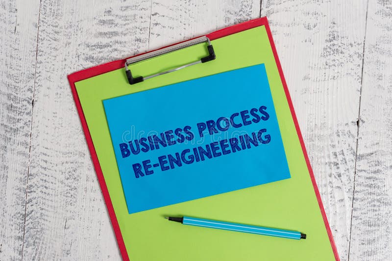 Text Sign Showing Business Process Re Engineering. Conceptual Photo the ...