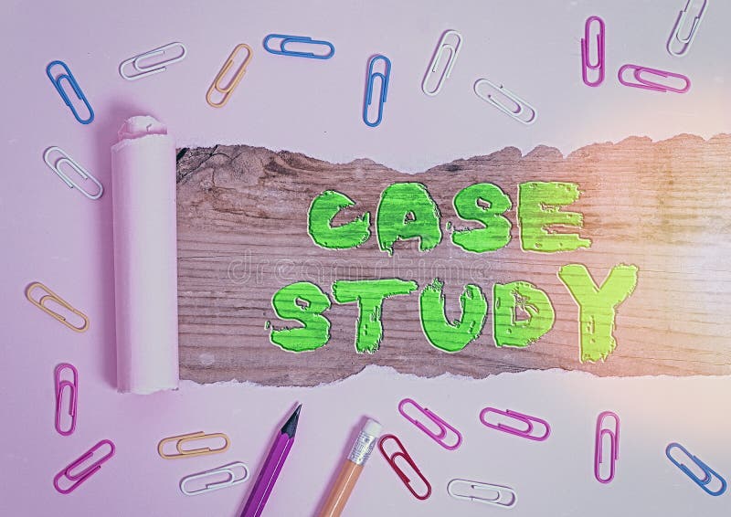 Text Sign Showing Case Study. Conceptual Photo Analysis and a Specific ...