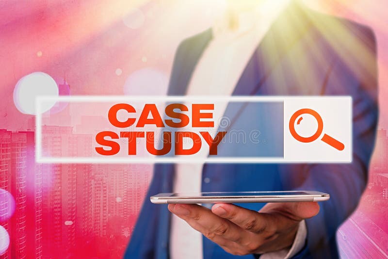 Text Sign Showing Case Study. Conceptual Photo Analysis and a Specific ...