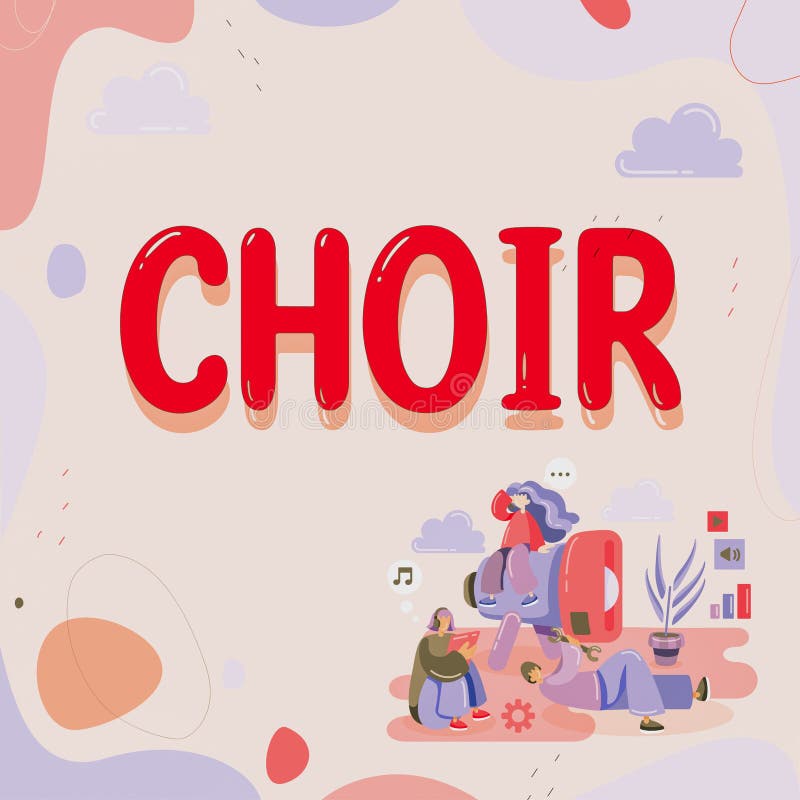 Text Choir Stock Illustrations – 330 Text Choir Stock Illustrations ...
