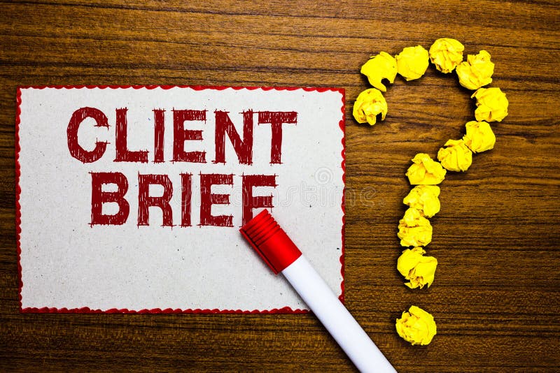 Text Sign Showing Client Brief. Conceptual Photo a Documents Bounded by ... Text Sign Showing Client Brief. Conceptual Photo a Documents Bounded by ...