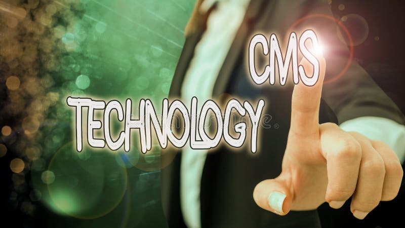 Text Sign Showing Cms Technology. Conceptual Photo Programs that are ...