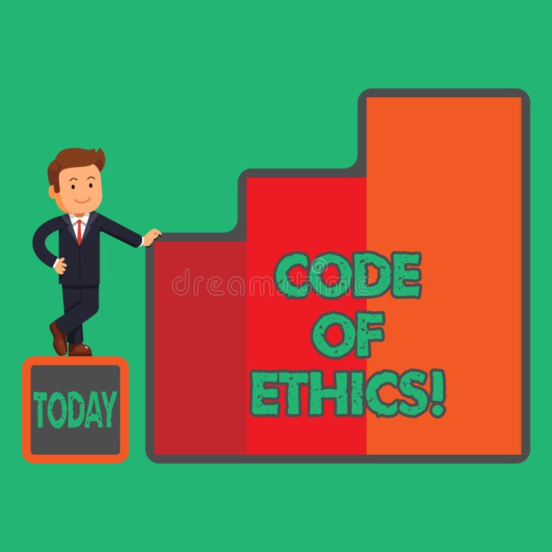 Text Sign Showing Code of Ethics. Conceptual Photo Moral Rules Ethical ...