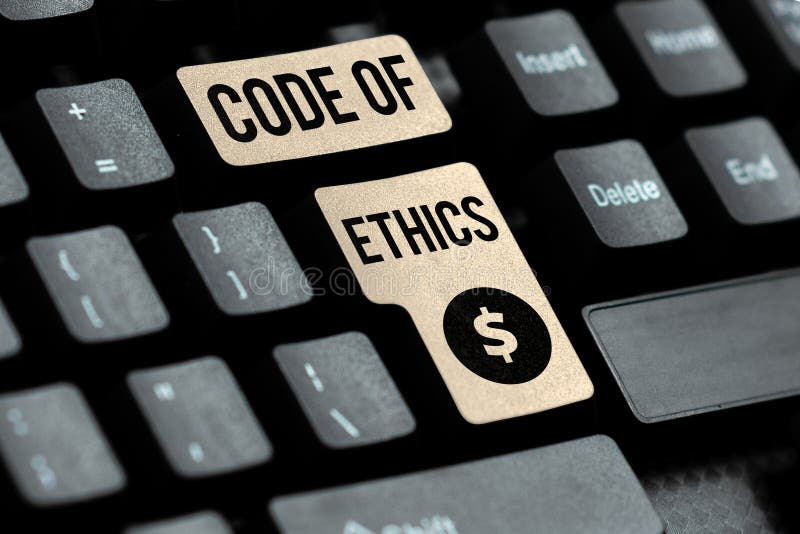 Text Sign Showing Code of Ethics. Business Showcase Moral Rules Ethical ... Text Sign Showing Code of Ethics. Business Showcase Moral Rules Ethical ...