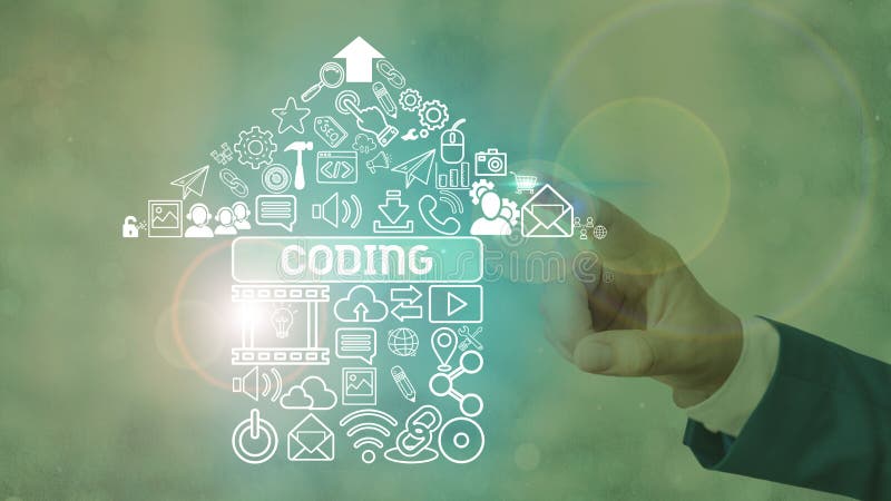 Text Sign Showing Coding Conceptual Photo Assigning Code To Something For Classification
