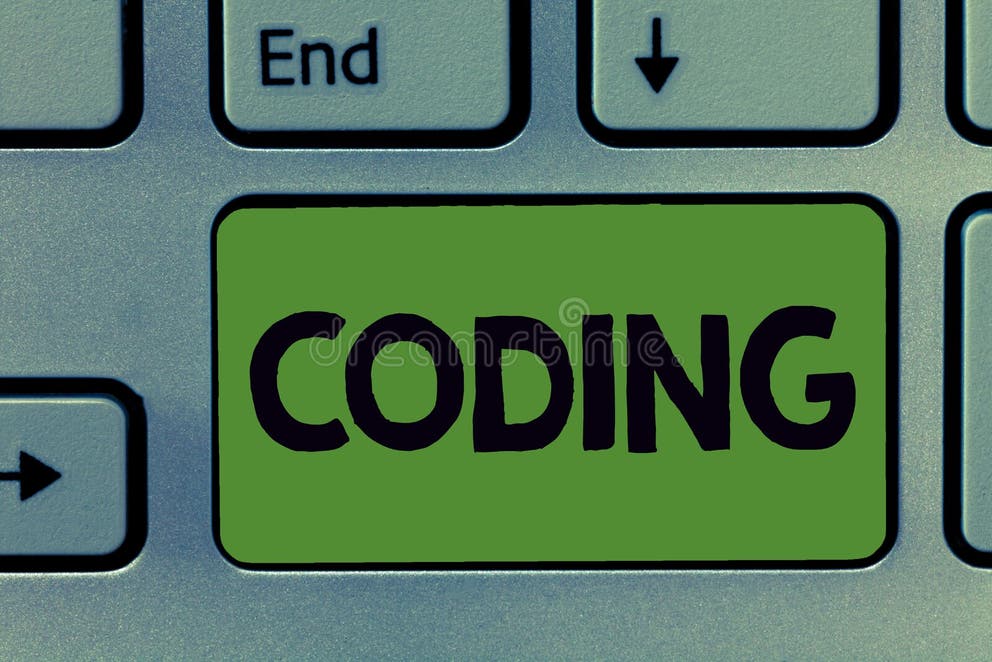 Text Sign Showing Coding. Conceptual Photo Assigning Code To Something ...
