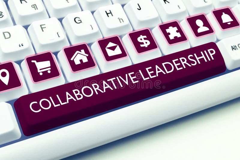 Text Sign Showing Collaborative Leadership. Business Overview People ... Text Sign Showing Collaborative Leadership. Business Overview People ...