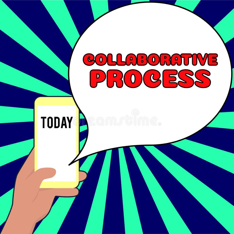 Writing Displaying Text Collaborative Process. Conceptual Photo People ...