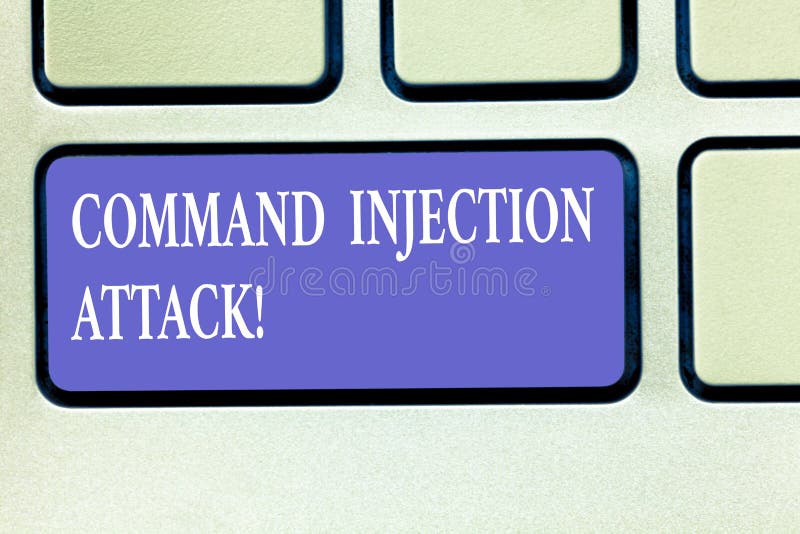 Text Sign Showing Comanalysisd Injection Attack Conceptual Photo Execution Of Arbitrary