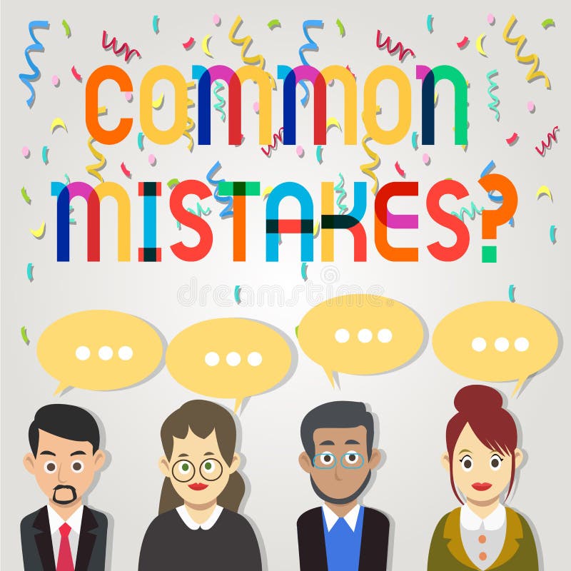 Three Mistakes Stock Illustrations – 57 Three Mistakes Stock ...