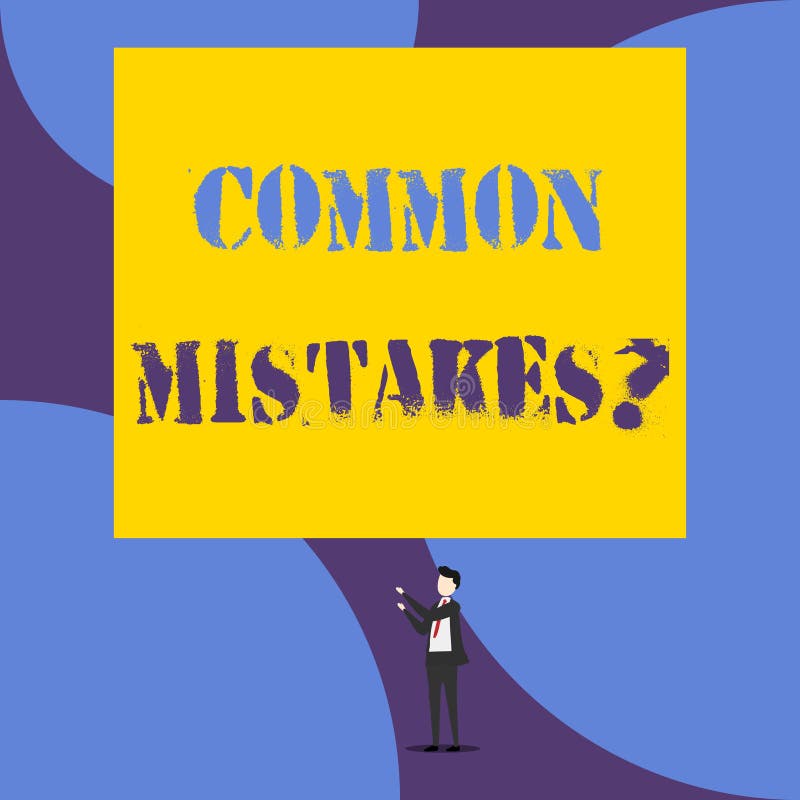 Mistakes Stock Illustrations – 1,518 Mistakes Stock Illustrations ...