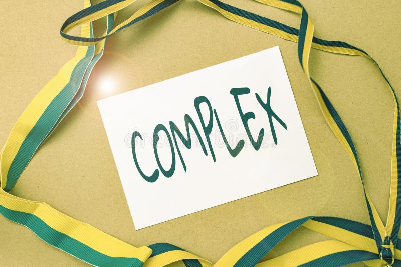 Text Sign Showing Complex. Concept Meaning the Significant Ideas that ...