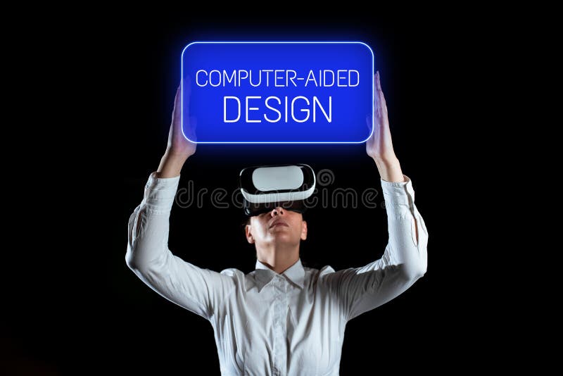 Conceptual Display Computer Aided Design. Business Concept CAD ...
