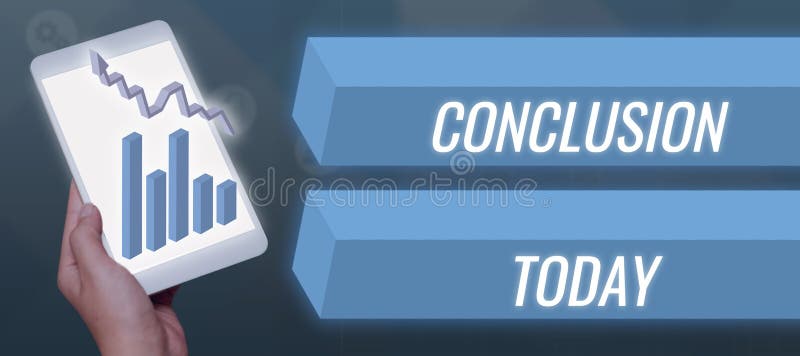 Text Sign Showing Conclusion. Business Idea Results Analysis Final ...