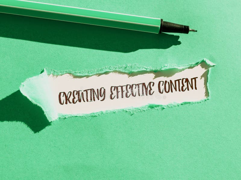 Text Sign Showing Creating Effective Content. Business Overview ... Text Sign Showing Creating Effective Content. Business Overview ...