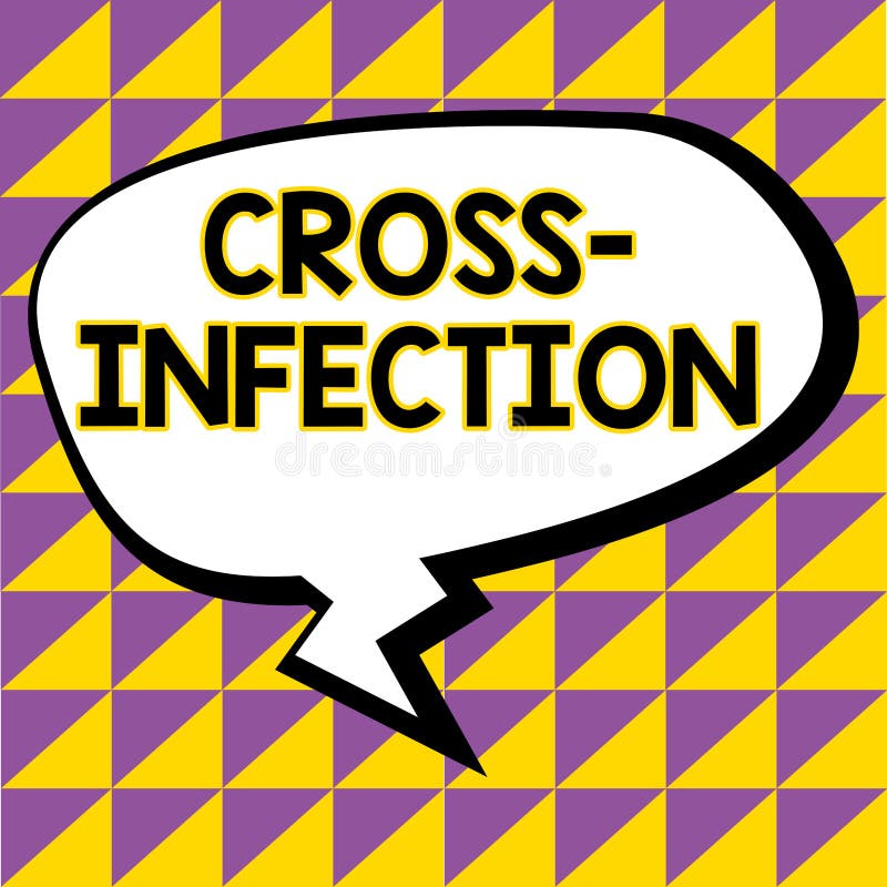 Text Sign Showing Cross Infection. Business Overview Disease-causing ... Text Sign Showing Cross Infection. Business Overview Disease-causing ...