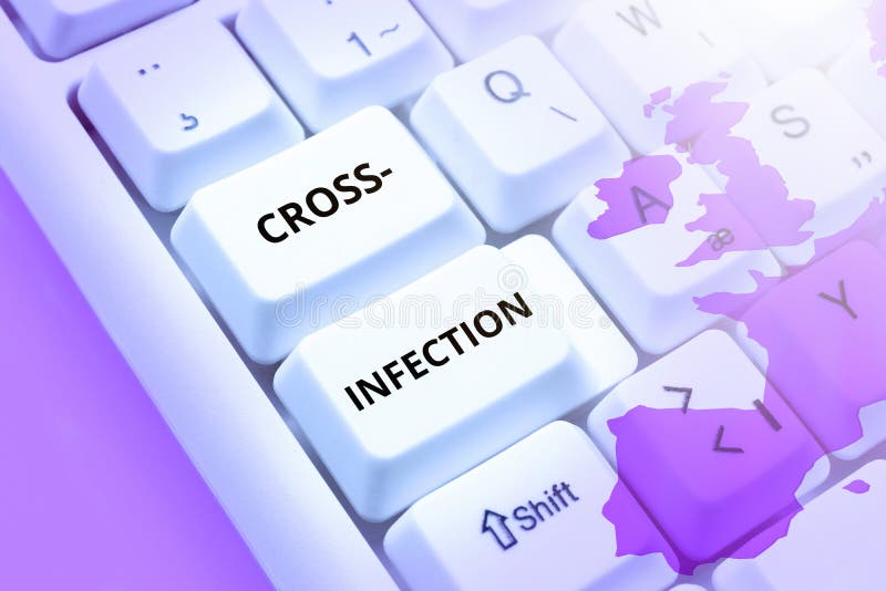 Text Sign Showing Cross Infection. Concept Meaning Disease-causing ... Text Sign Showing Cross Infection. Concept Meaning Disease-causing ...