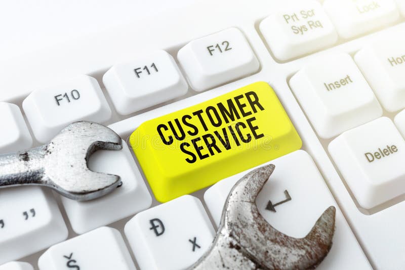 Conceptual Display Customer Service. Business Overview Process of ...