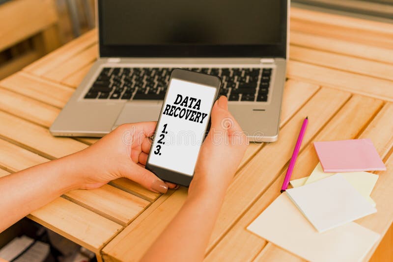 Text Sign Showing Data Recovery. Conceptual Photo Process of Salvaging ... Text Sign Showing Data Recovery. Conceptual Photo Process of Salvaging ...