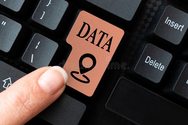 Text Showing Inspiration Data. Business Approach Piece of Information ...