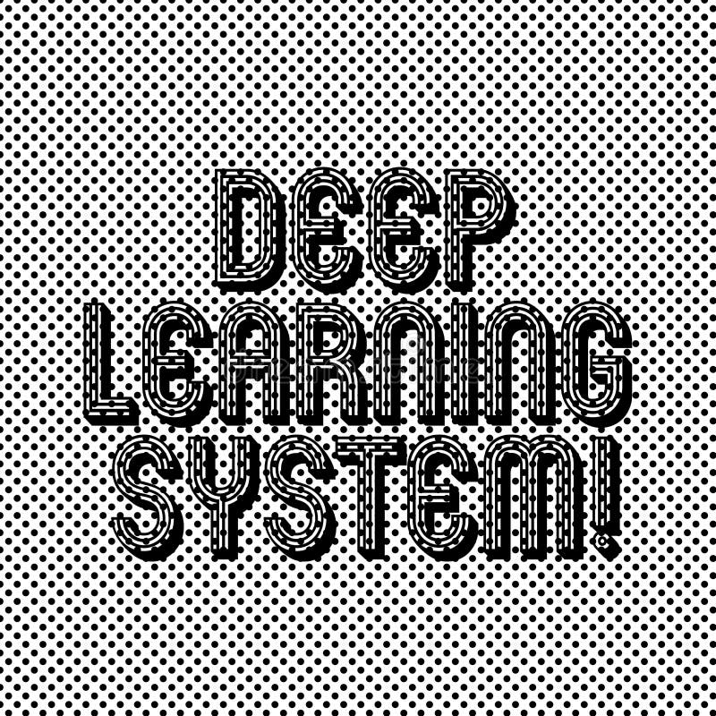 Text Sign Showing Deep Learning System. Conceptual Photo Collection of ...