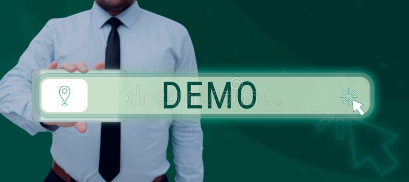 Text Sign Showing Demo. Conceptual Photo Exemplification Display ...