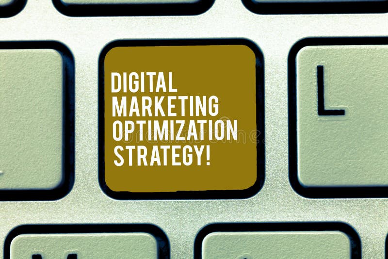 Text Sign Showing Digital Marketing Optimization Strategy. Conceptual ... Text Sign Showing Digital Marketing Optimization Strategy. Conceptual ...