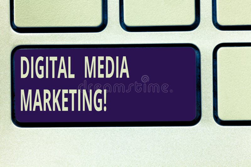 Text Sign Showing Digital Media Marketing. Conceptual Photo Use Of ... Text Sign Showing Digital Media Marketing. Conceptual Photo Use Of ...