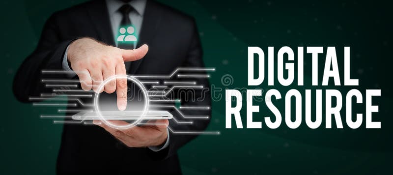 Text Caption Presenting Digital Resource. Business Idea Content that ...