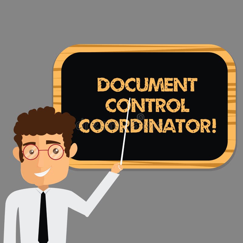 Text Sign Showing Document Control Coordinator. Conceptual Photo ...