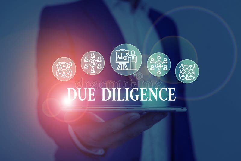 Text Sign Showing Due Diligence. Conceptual Photo Comprehensive ... Text Sign Showing Due Diligence. Conceptual Photo Comprehensive ...