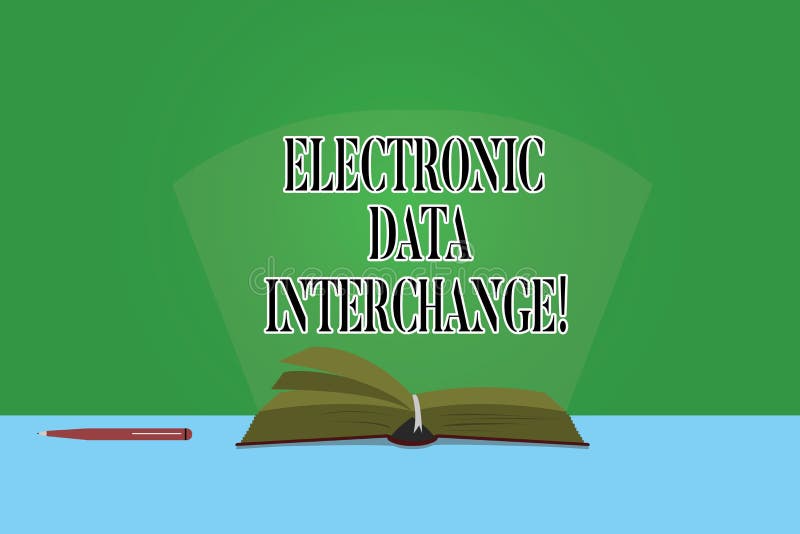 Text Sign Showing Electronic Data Interchange. Conceptual Photo ...
