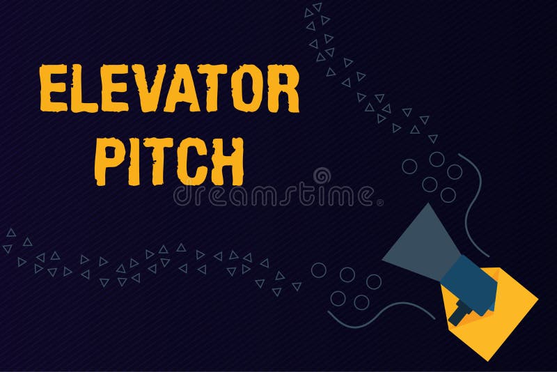 Text Sign Showing Elevator Pitch. Conceptual Photo a Persuasive Sales ... Text Sign Showing Elevator Pitch. Conceptual Photo a Persuasive Sales ...