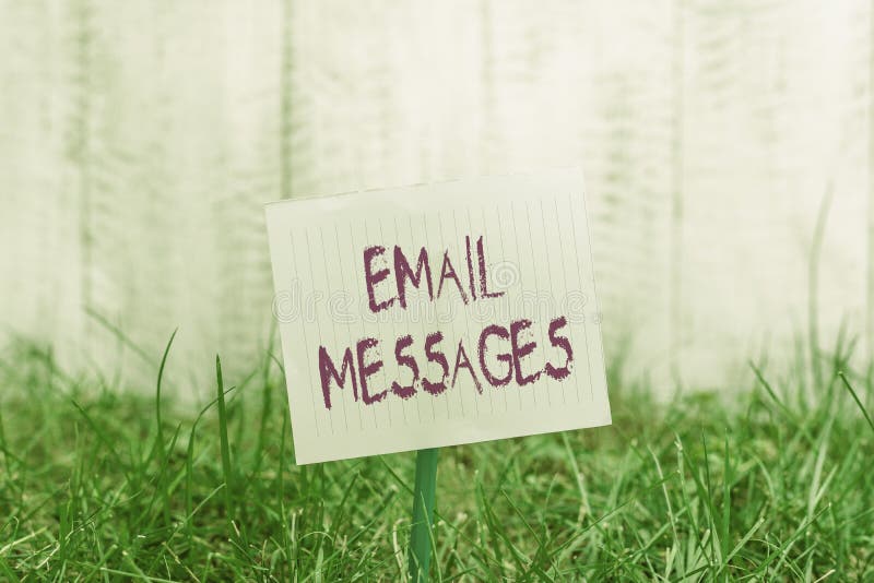 Text Sign Showing Email Messages. Conceptual Photo a Messages that Has ...