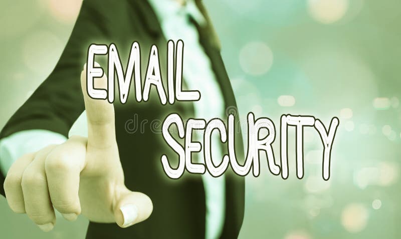 Text Sign Showing Email Security. Conceptual Photo Secure the Access ...
