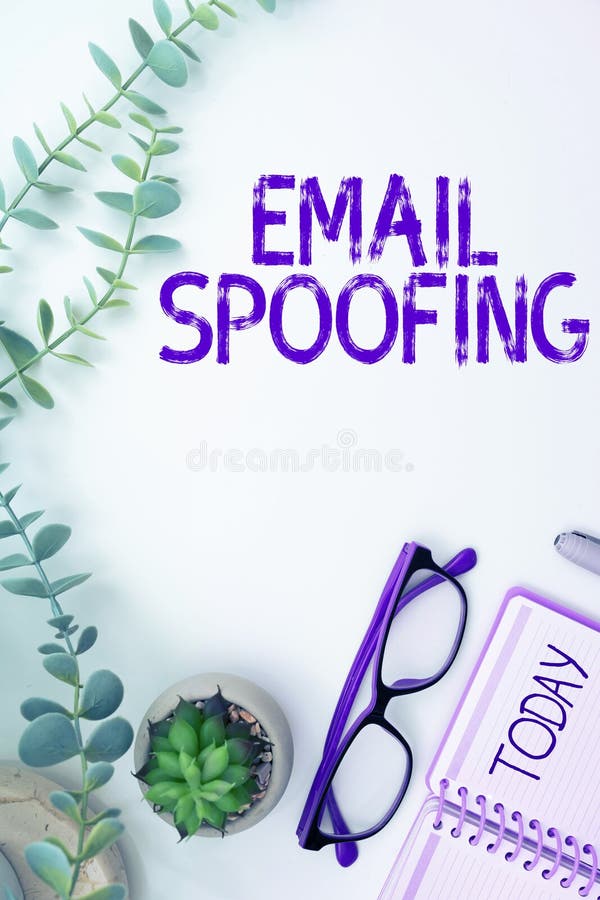 Text Sign Showing Email Spoofing. Business Approach Secure the Access ... Text Sign Showing Email Spoofing. Business Approach Secure the Access ...