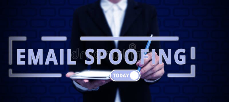 Text Sign Showing Email Spoofing. Business Overview Secure the Access ... Text Sign Showing Email Spoofing. Business Overview Secure the Access ...