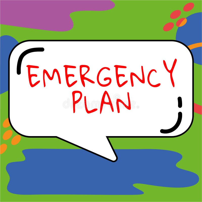 Text Sign Showing Emergency Plan. Business Approach Procedures for ... Text Sign Showing Emergency Plan. Business Approach Procedures for ...
