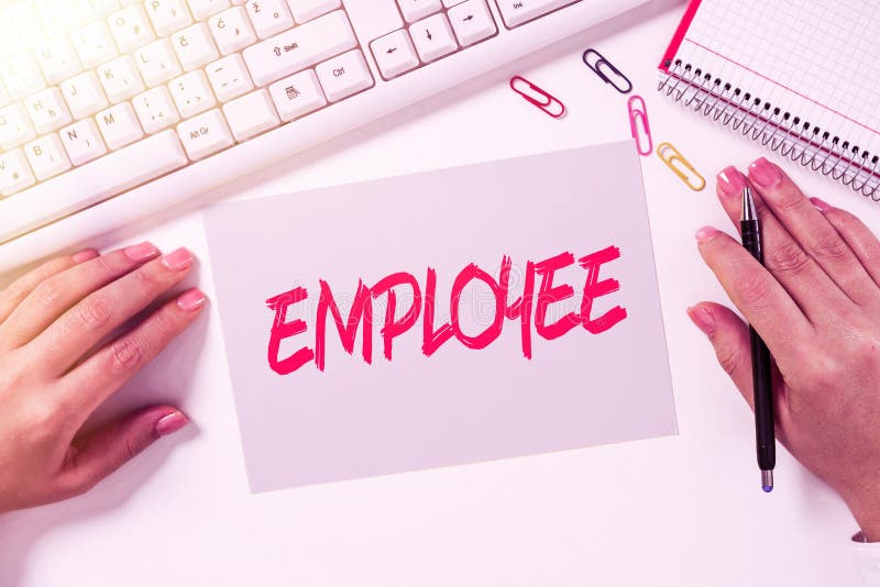 Conceptual Caption Employee. Concept Meaning a Person Working for Wages ... Conceptual Caption Employee. Concept Meaning a Person Working for Wages ...