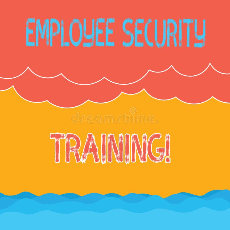Security Training Text Quote on a Banner Stock Illustration ...