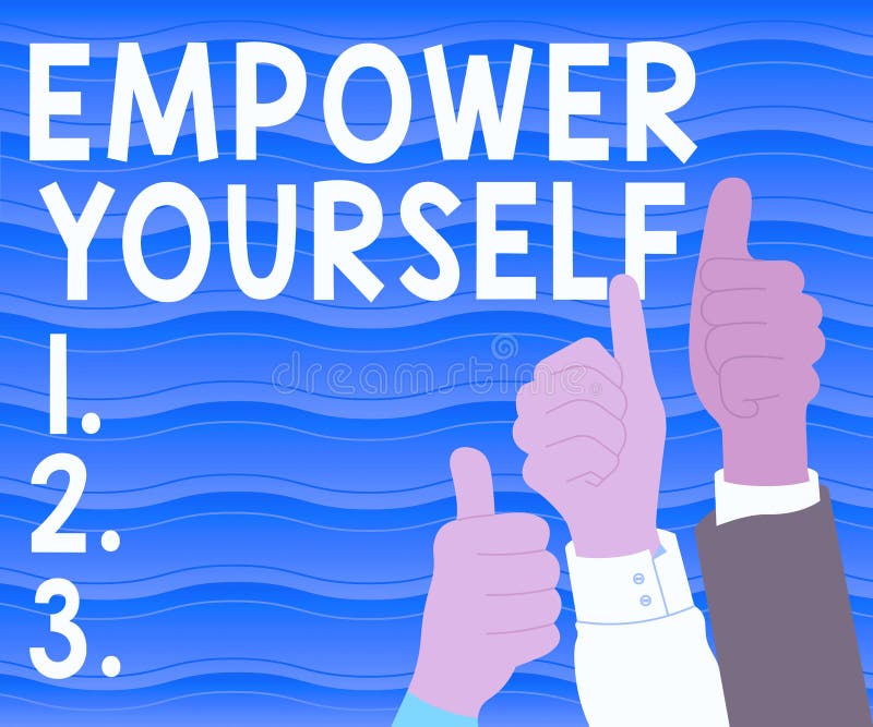 Text Sign Showing Empower Yourself. Business Overview Provides Value To ... Text Sign Showing Empower Yourself. Business Overview Provides Value To ...