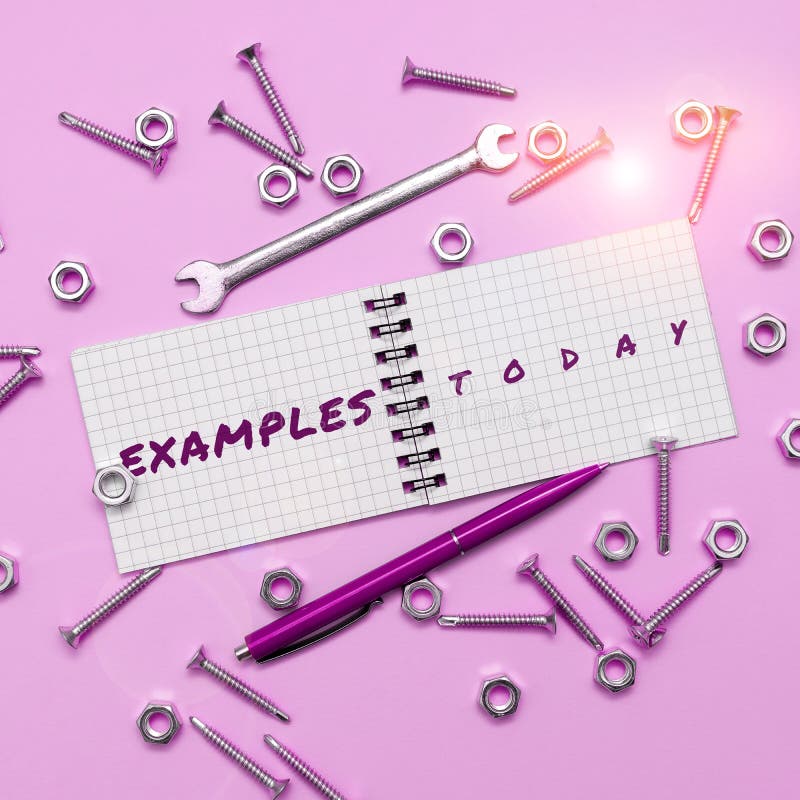 Text Sign Showing Examples. Business Overview Photo Sample Model To ...