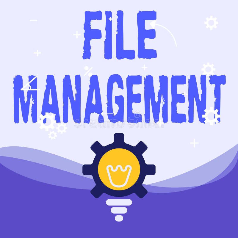 Hand Writing Sign File Management. Business Overview Computer Program that Provides User ...