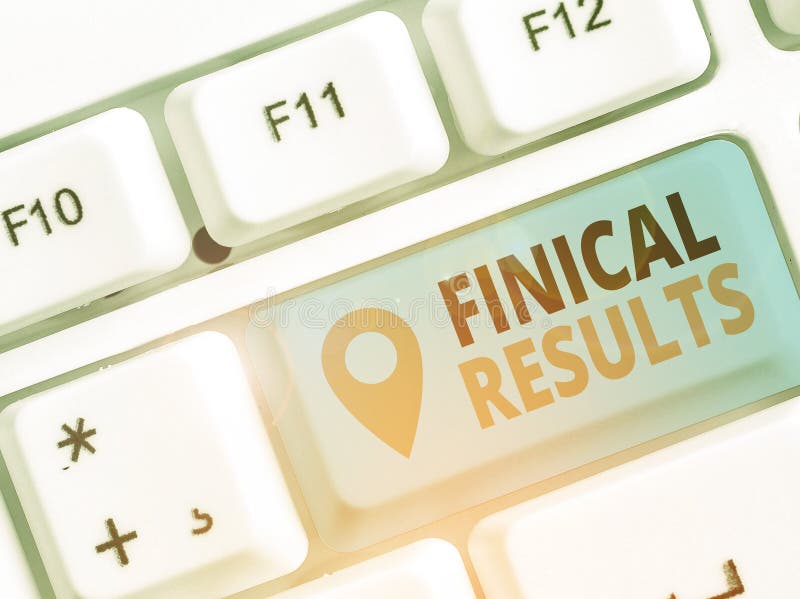 Text Sign Showing Finical Results. Conceptual Photo Written Records ... Text Sign Showing Finical Results. Conceptual Photo Written Records ...