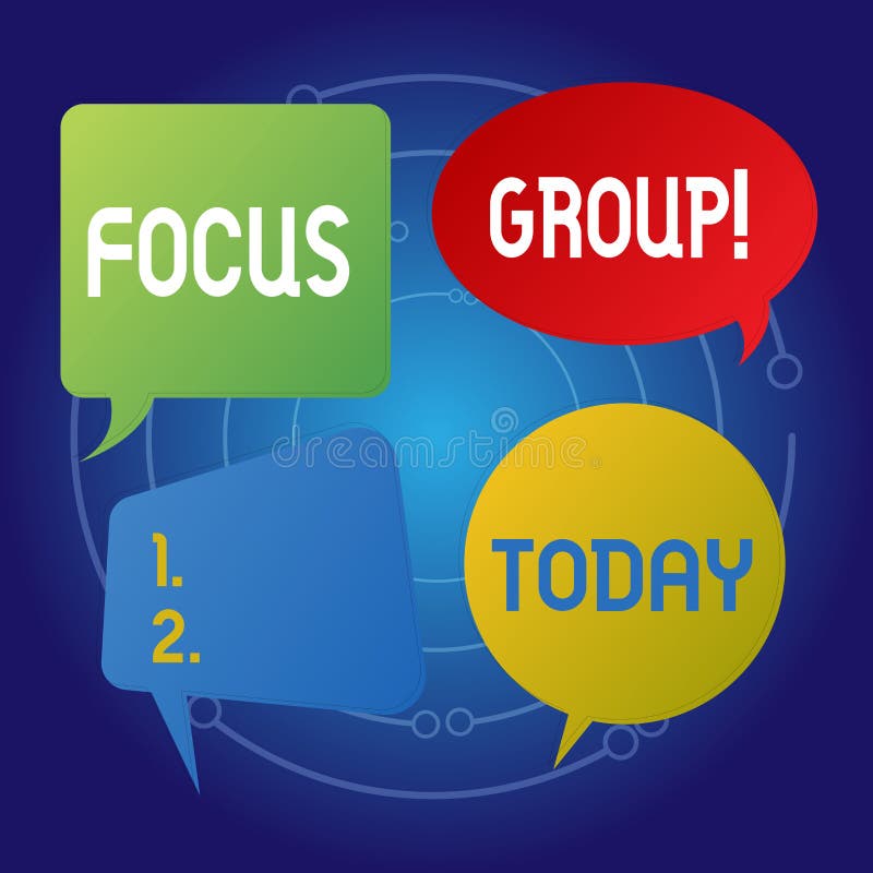 Text Sign Showing Focus Group Conceptual Photo Showing Assembled To